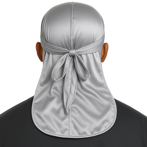 Grey Silk Durag | #1 In Canada | OZ Durag